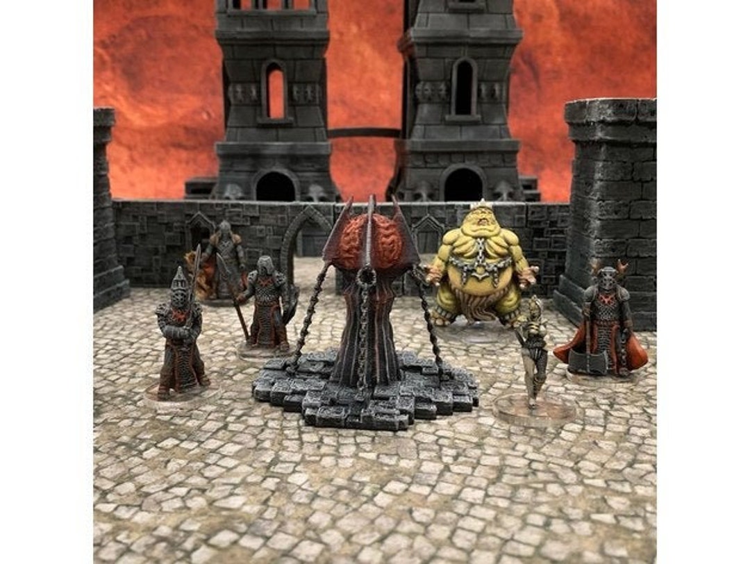 Hellish Pylon Dnd Miniature Terrain, Dungeons and Dragons, D&D ...