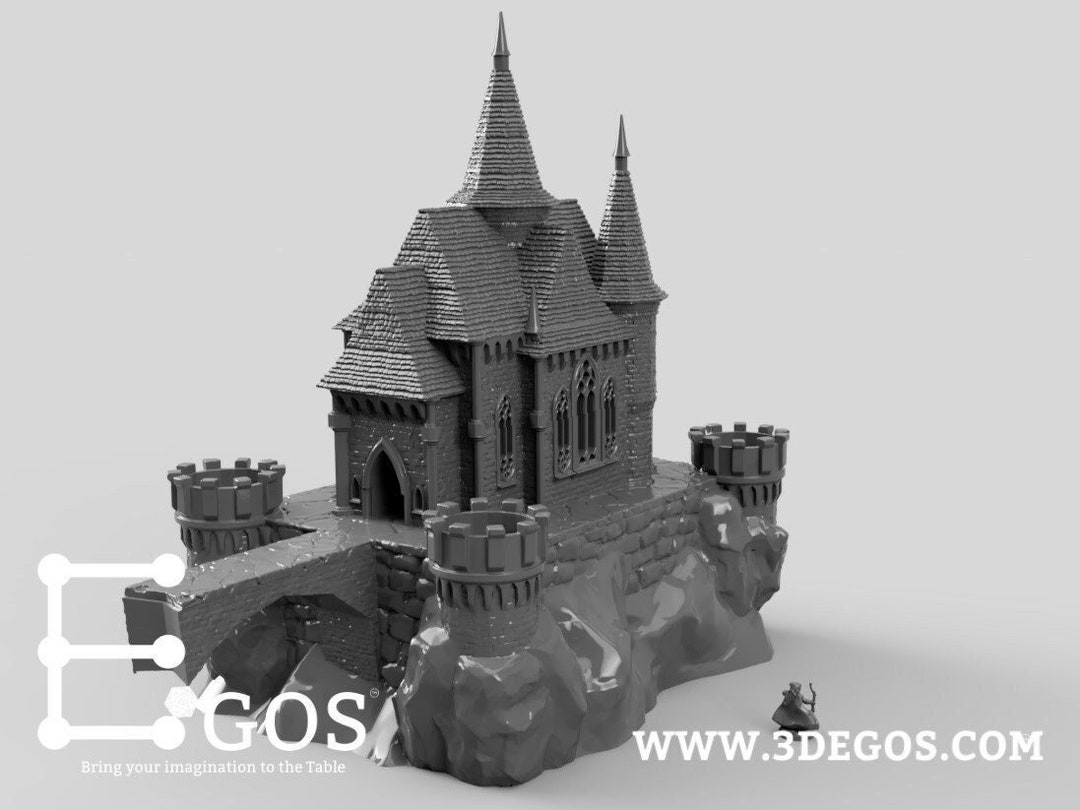 Dark Realms Dracul Castle Chapel Dnd Miniature Terrain for Dungeons and ...
