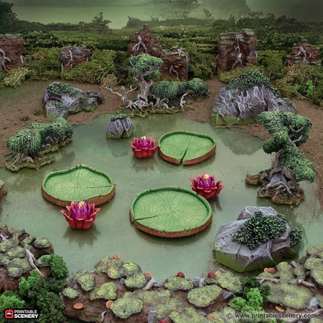 Gloaming Swamp Scatter Dnd Miniature Terrain, Dungeons and Dragons ...