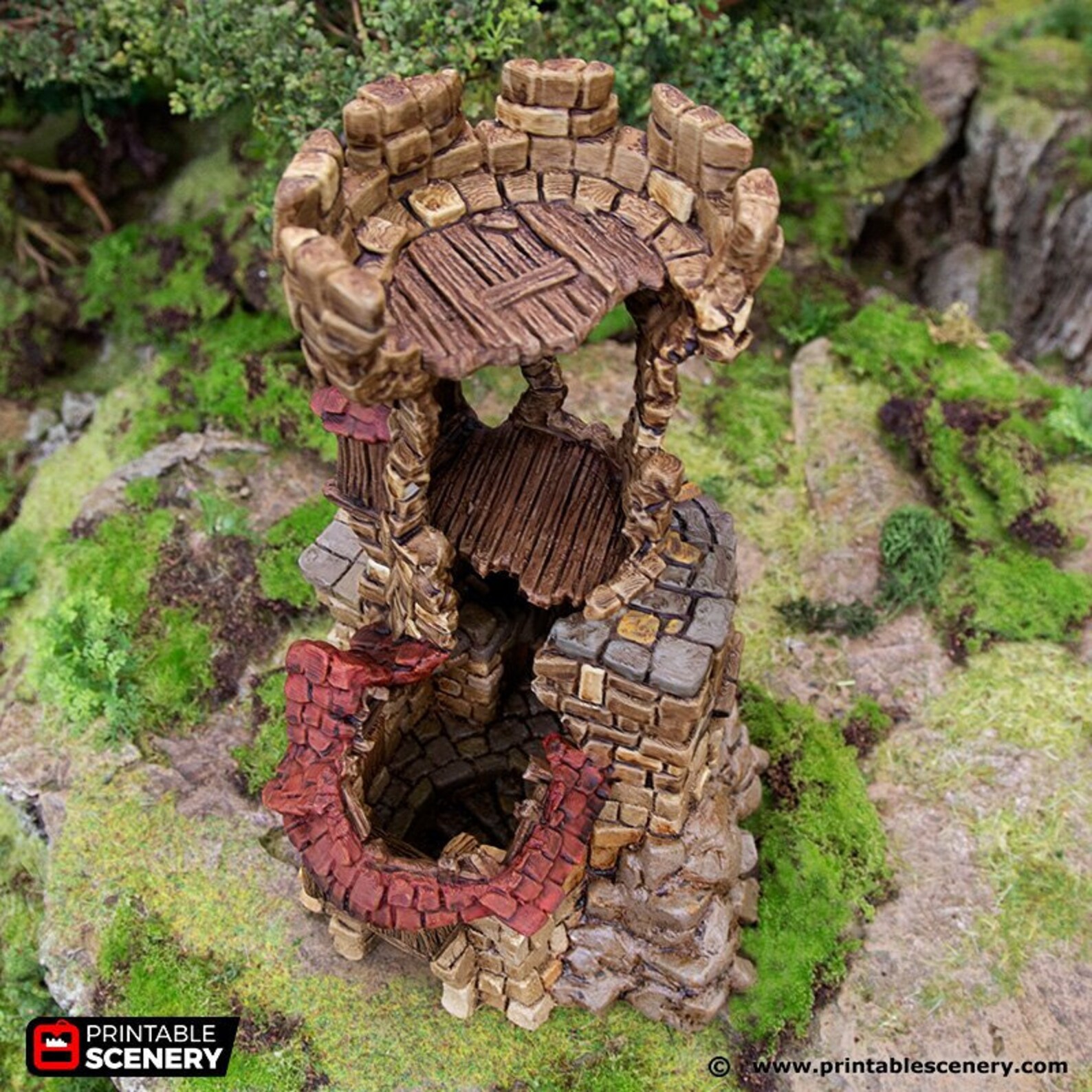 Hagglethorn Hollow Rickety Platforms Dnd Miniature Terrain for - Etsy