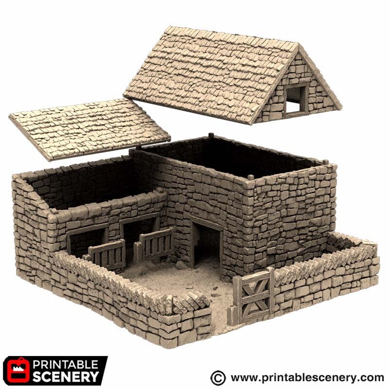 Complete Farm Set Dnd Terrain for Dungeons and Dragons - Etsy UK