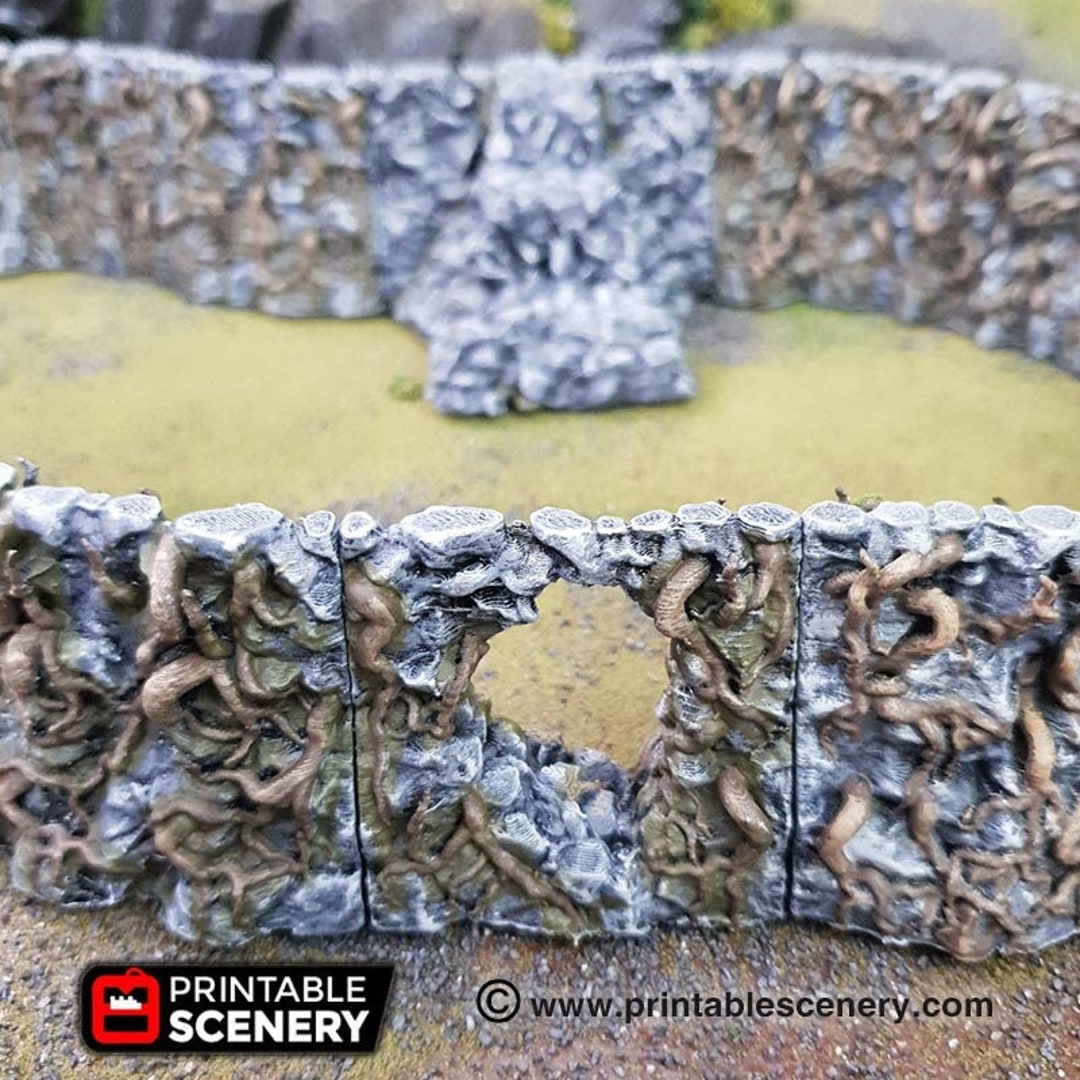 Witch Barrow Wall Set Dnd Terrain for Dungeons and Dragons Terrain, D&D ...