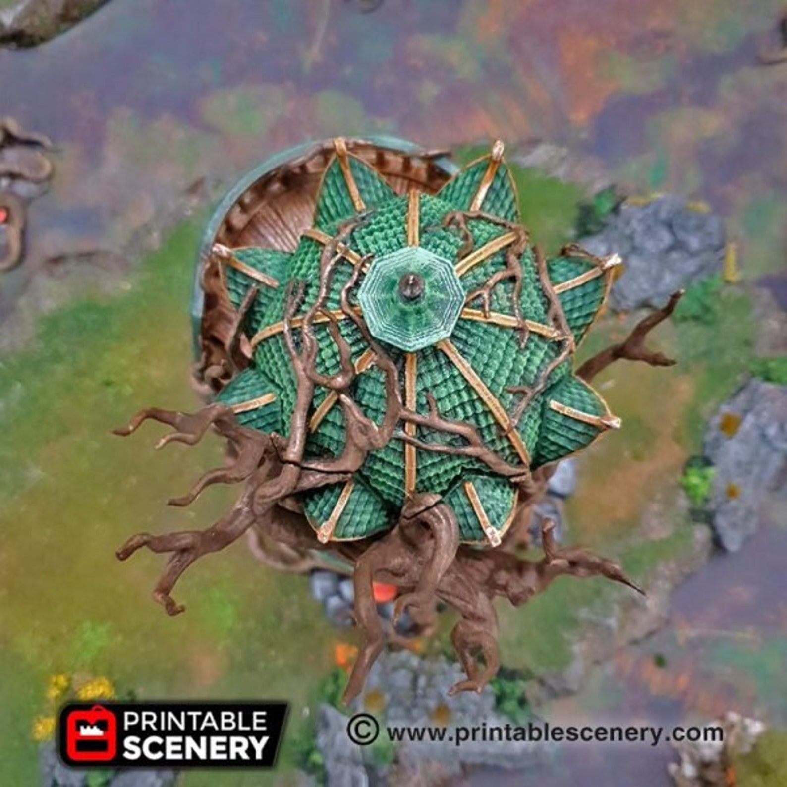 Dnd Terrain Gloomwood Treehouse Dnd D&D 28mm Miniature - Etsy