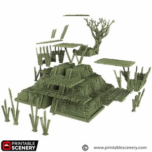 Gloaming Swamp Bamboo Temple Dnd Miniature Terrain, Dungeons and ...