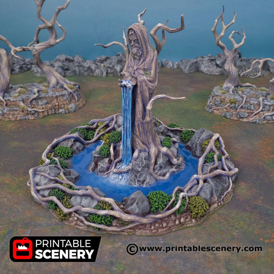 Shadowfey Feywild Shrine Dnd Miniature Terrain for Dungeons and Dragons ...