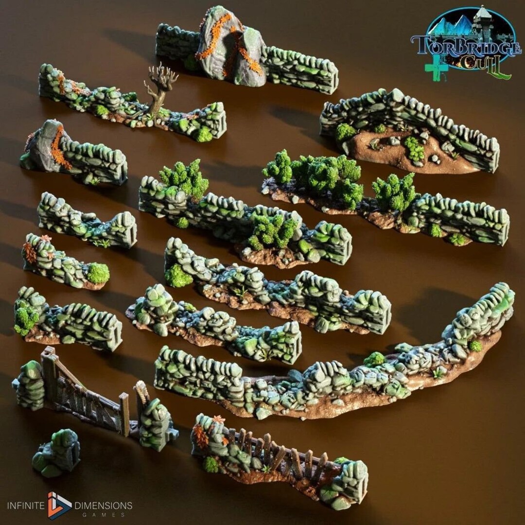 Torbridge Cull Expansion Modular Farm Walls Dnd Miniature Terrain for ...