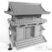 Japan Samurai Temple Outer Gate Set Dnd Miniature Wargaming Terrain for ...