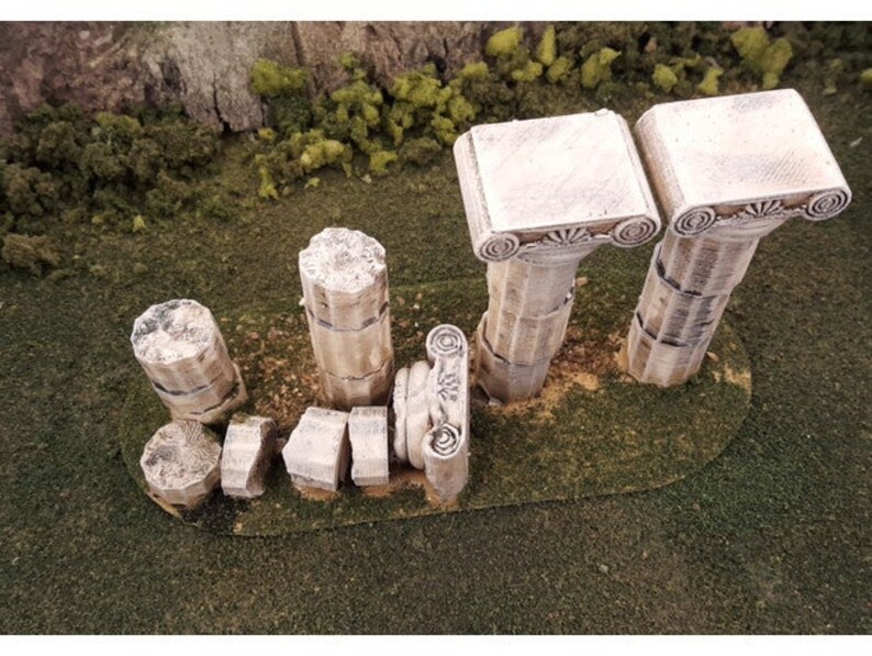Roman Columns Scatter Terrain Dnd Pathfinder Forestgrave - Etsy