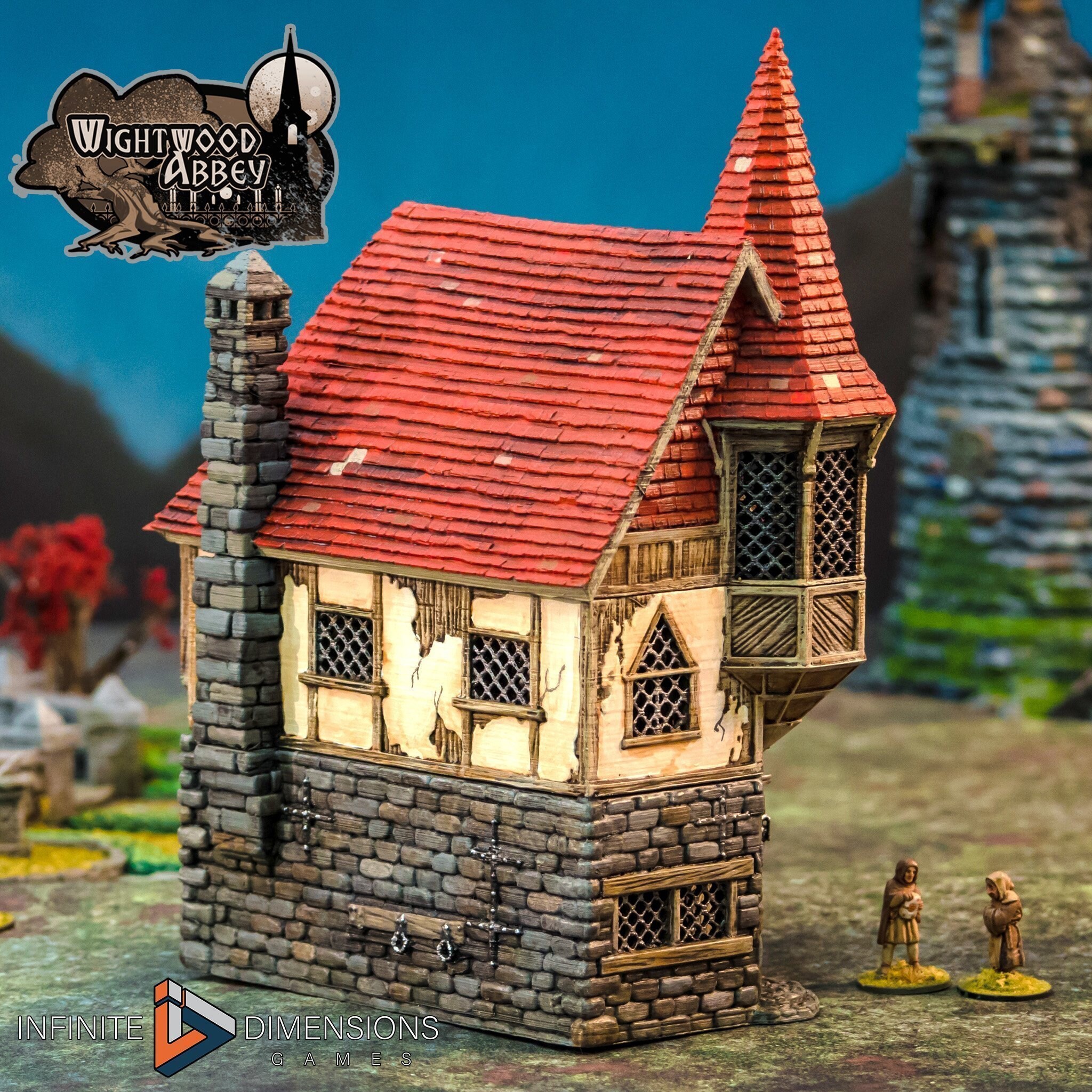 Wightwood Abbey Abbot’s House Dnd Miniature Terrain | Dungeons and ...