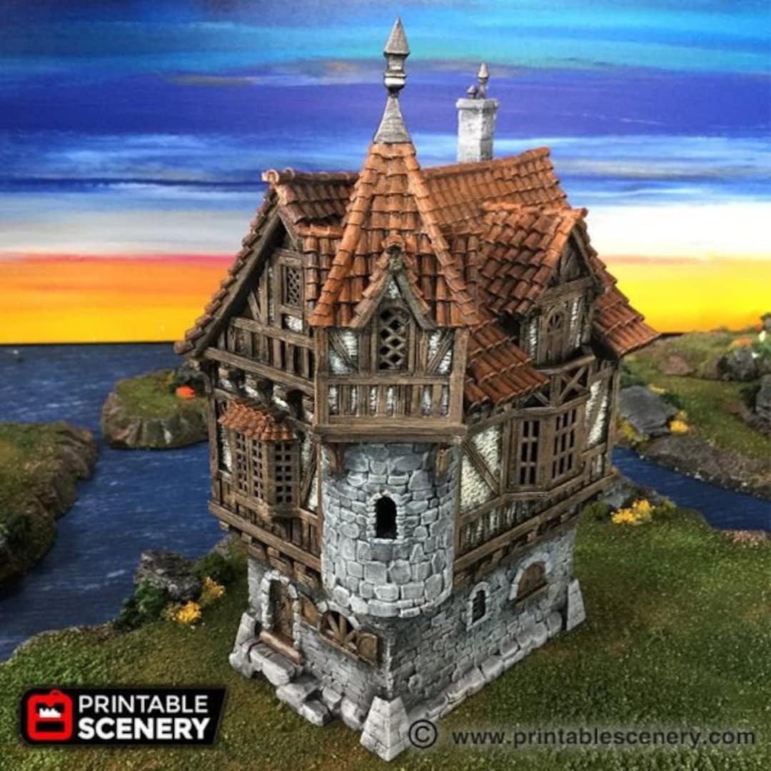 Dnd Terrain Governor’s Mansion - Miniature Wargaming Pathfinder D&D ...