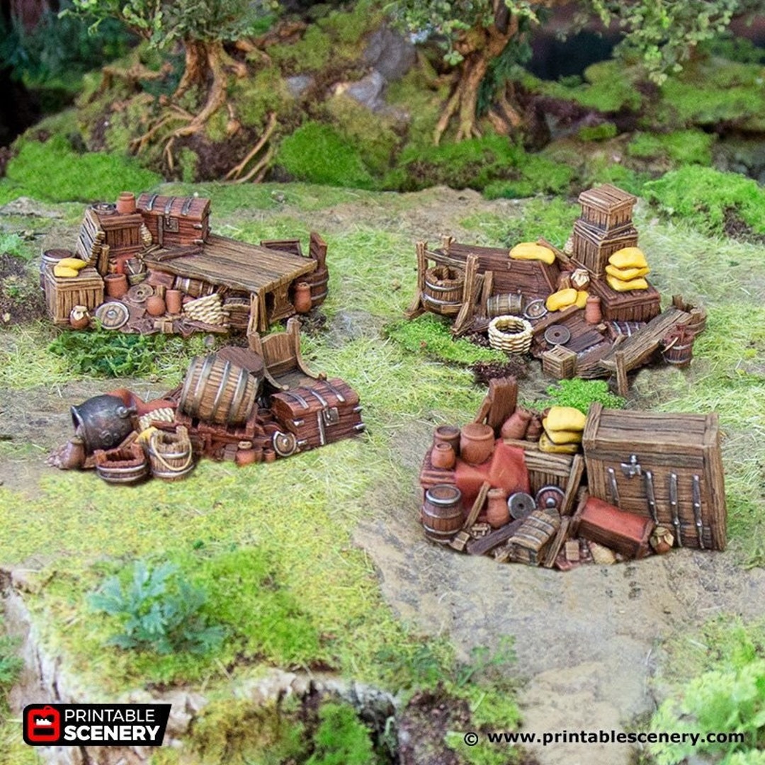 Hagglethorn Hollow Barricades Dnd Miniature Terrain for Dungeons and ...