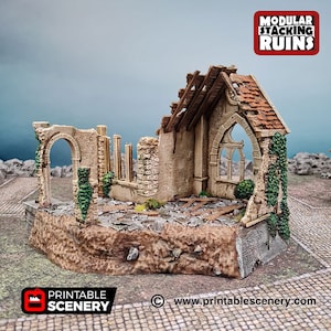 Shadowfey Bell Tower and Sept Dnd Miniature Terrain for Dungeons and ...