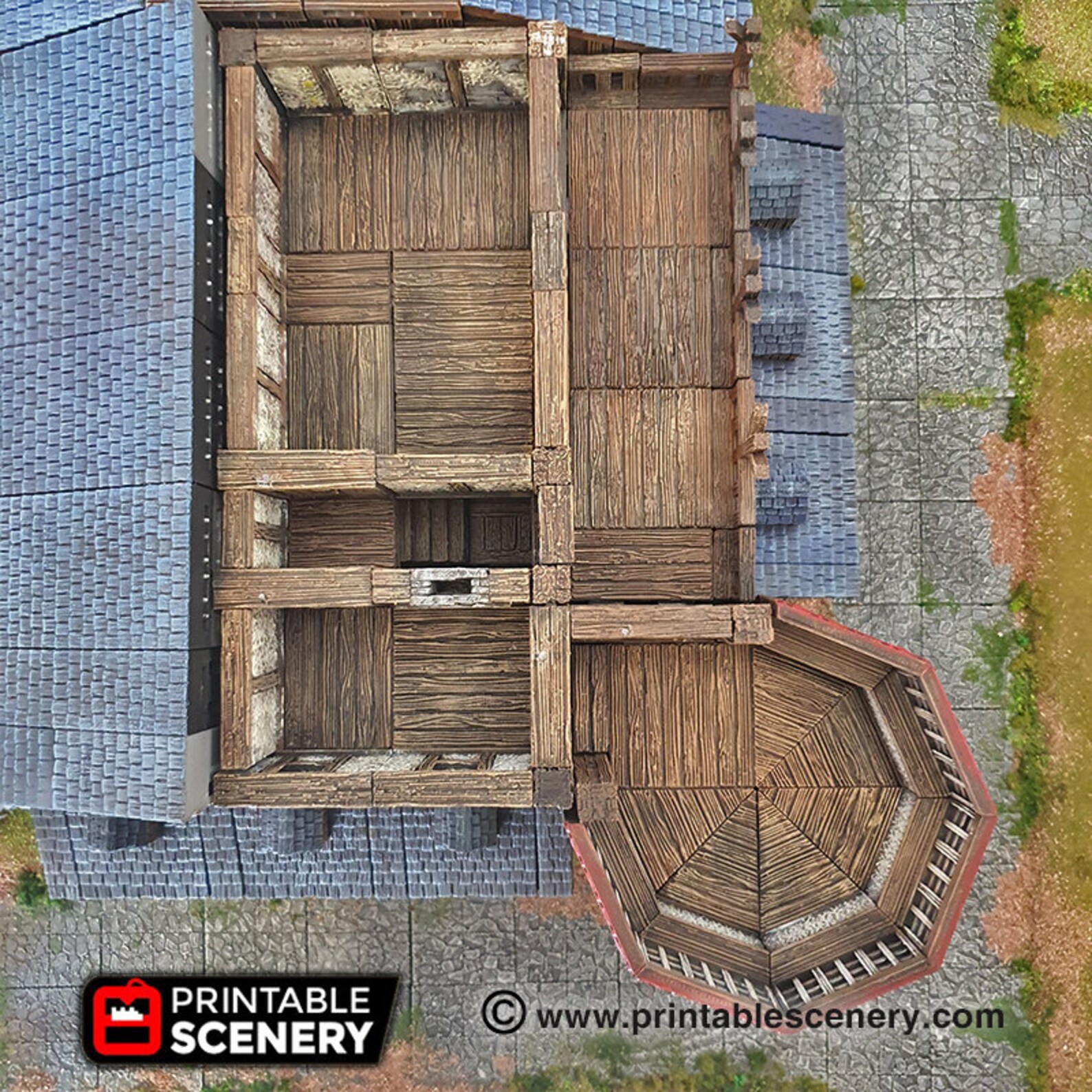 Manor Inn Tavern Modular Tiles Dnd Miniature Terrain, Dungeons and ...