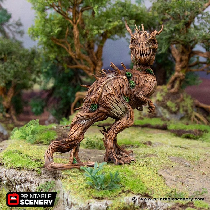 Hagglethorn Hollow Tree Rex Dnd Miniature Terrain for Dungeons and ...