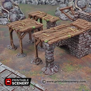 Scaffolding and Support Dnd Terrain for Dungeons and Dragons Terrain, D ...