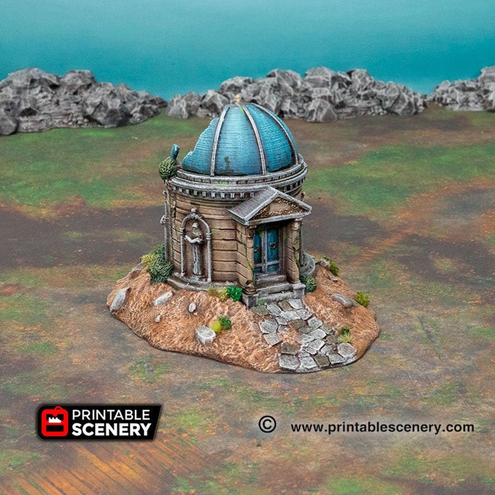 Shadowfey Hallowed Mausoleums Dnd Miniature Terrain for - Etsy