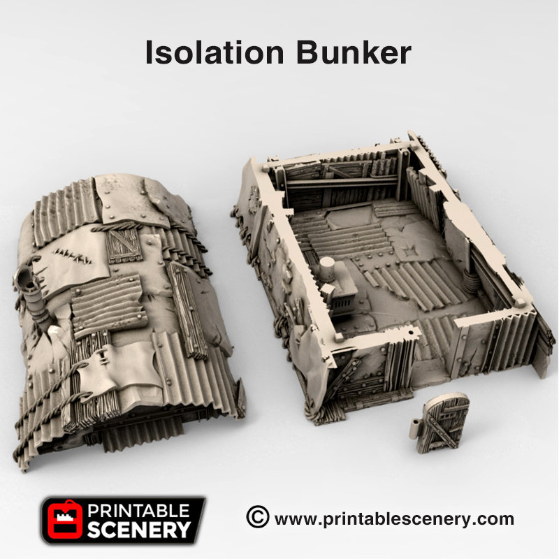 Isolation Bunker for Wasteworld Terrain, Gaslands, Dnd, D&D, Dungeons ...