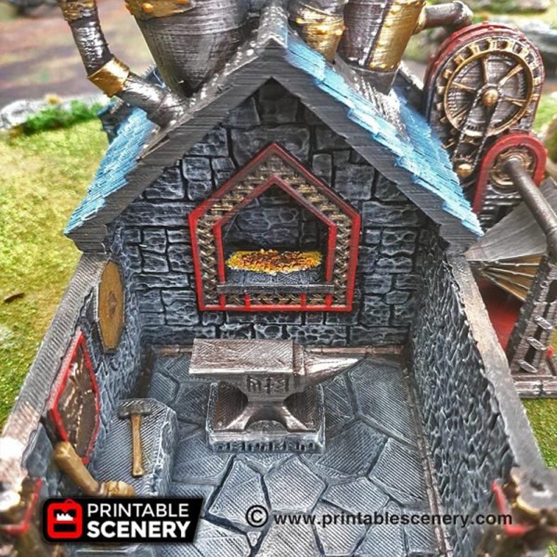 Dnd Terrain Dwarf Dwarven Forge | Dnd D&D 28mm Miniature Terrain ...