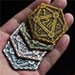 D20 Ancient Metal Dnd Dice Coins Accessories Set for Dungeons and ...