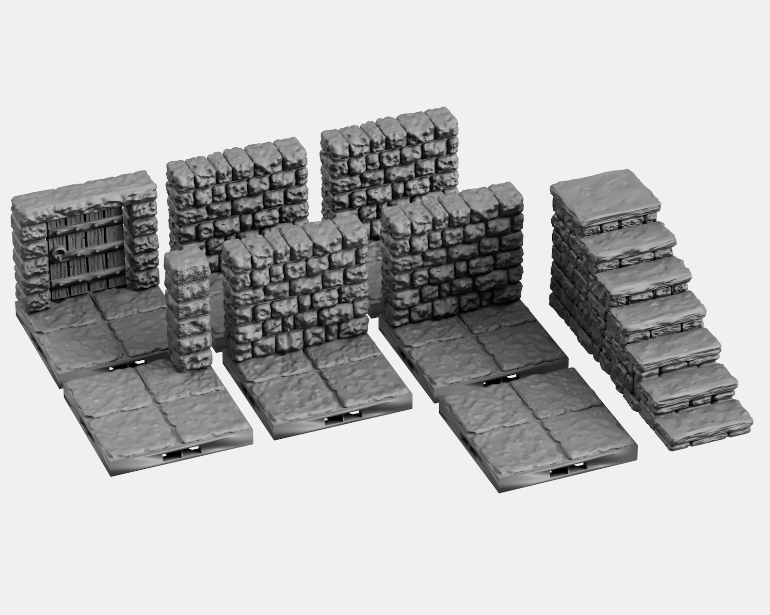 Dnd Terrain Dungeon Tiles Starter Set Dnd Terrain Pathfinder - Etsy Canada
