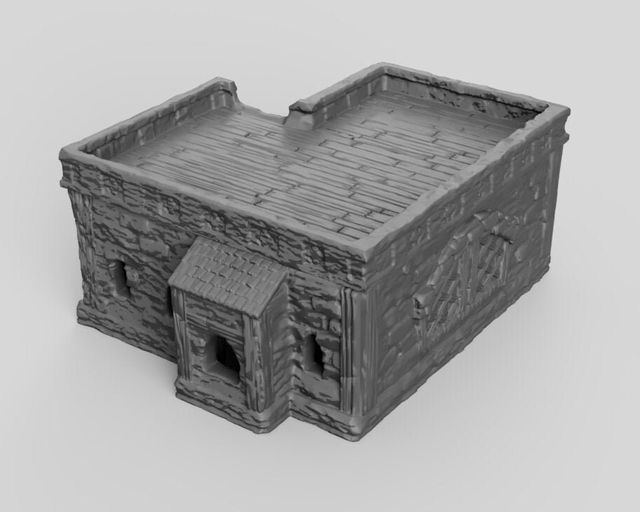 Scorching Sands Brick House Dnd Miniature Terrain for Dungeons and ...