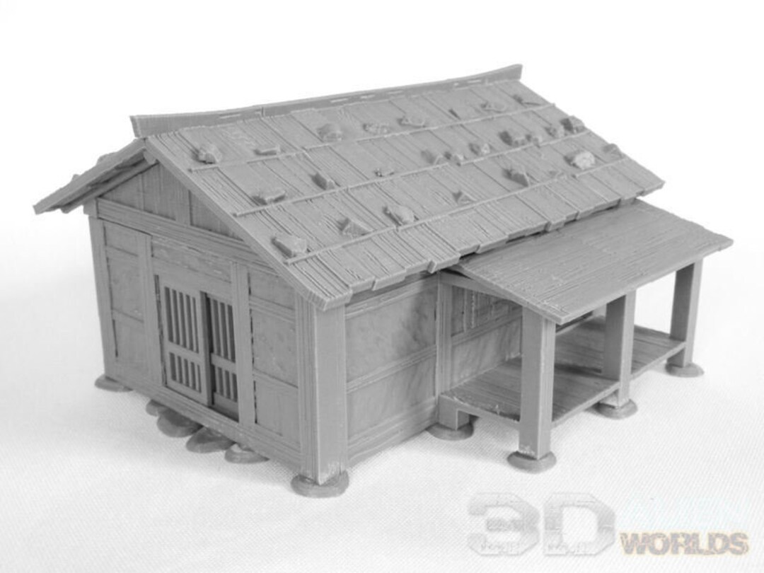 Japan- Samurai Farmhouse VER 2 Dnd Miniature Wargaming Terrain for ...