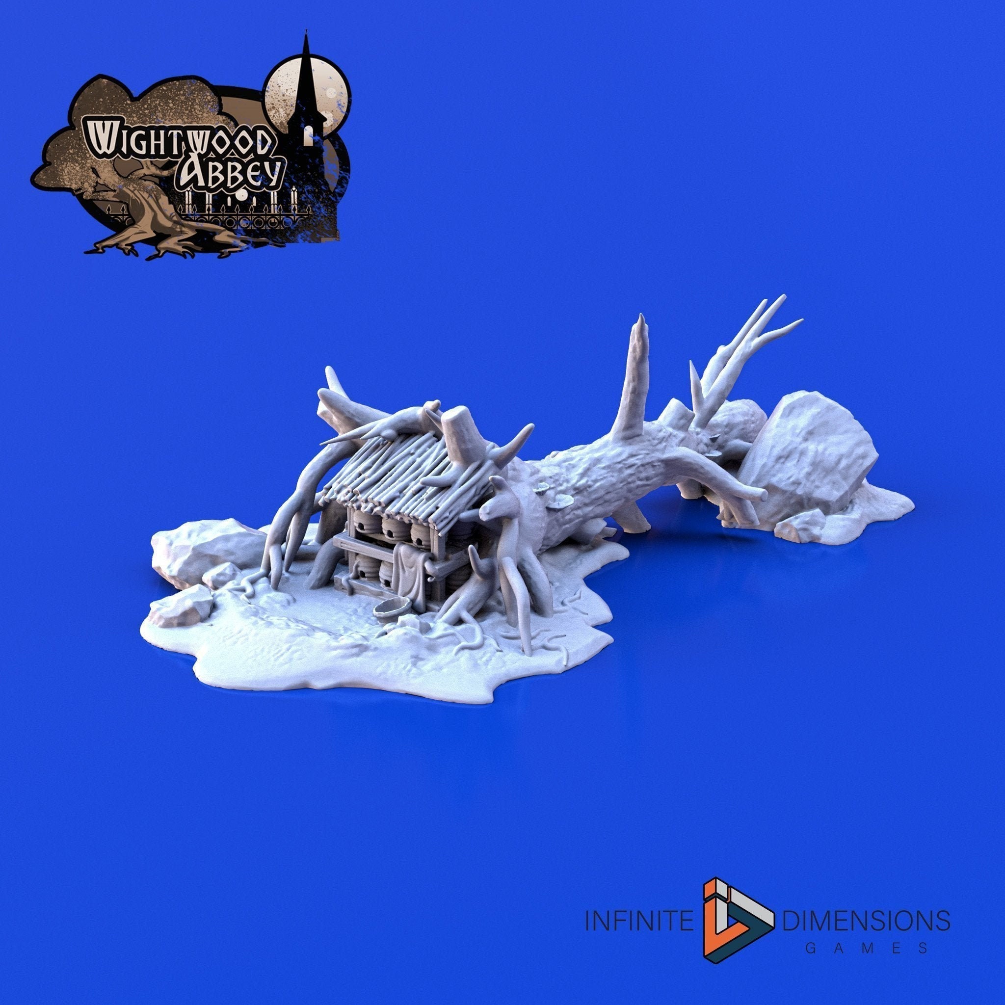 Wightwood Abbey Medieval Apiary Bee Hives Dnd Miniature - Etsy