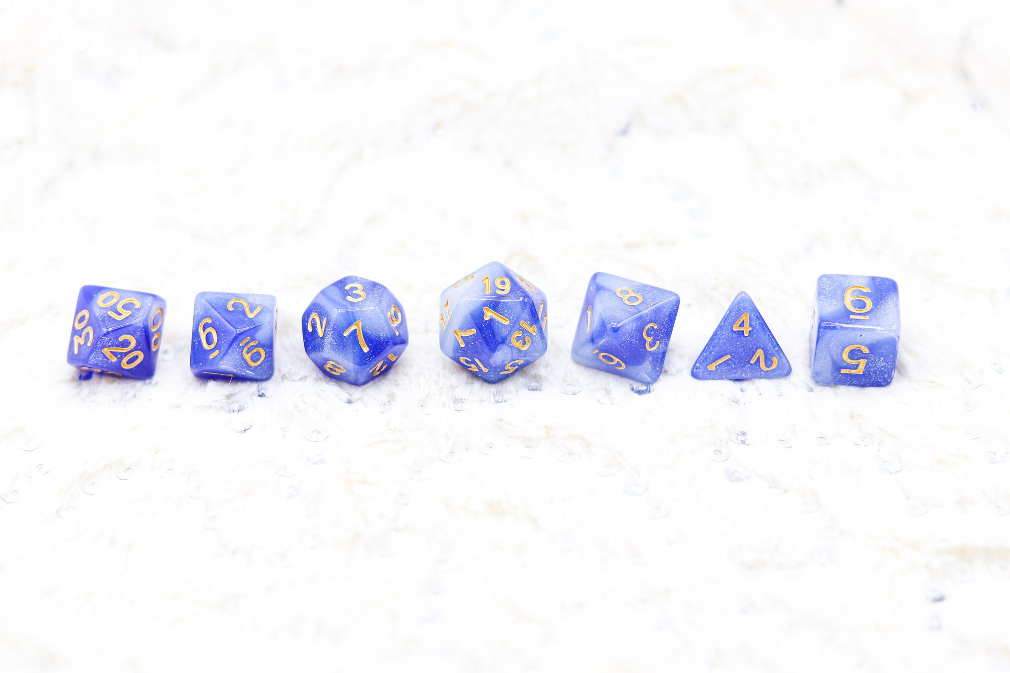 Box D&D Pathfinder Sea of Neptune DnD Dice Set For Dungeons and Dragons ...