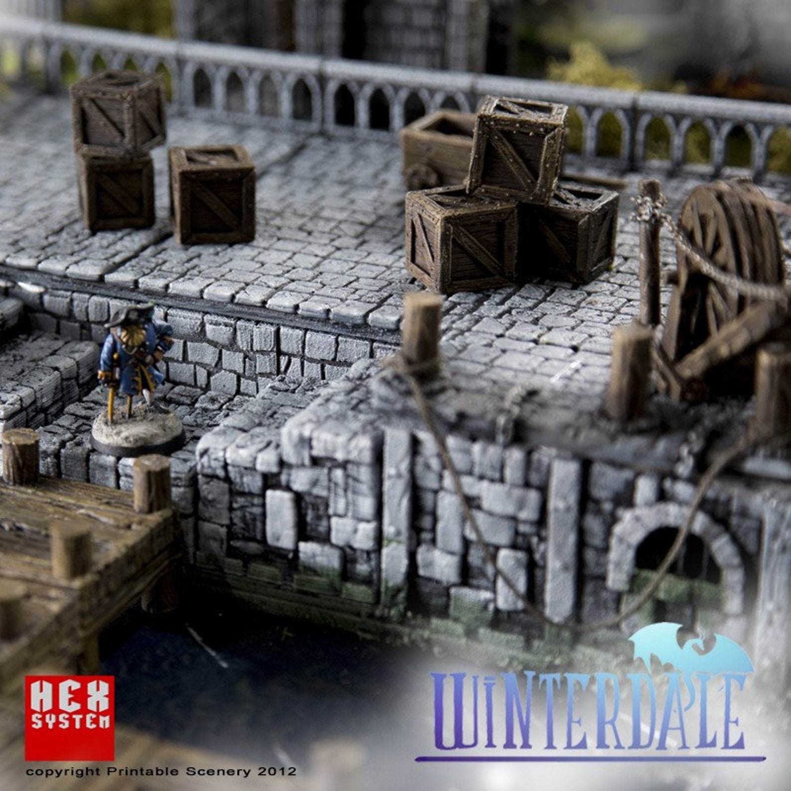Winterdale Ship Dock Dnd Miniature Terrain for Dungeons and Dragons, D ...