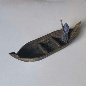 28mm | 32mm Boat Ferryman Dnd Miniature | Pathfinder Miniature | D and ...