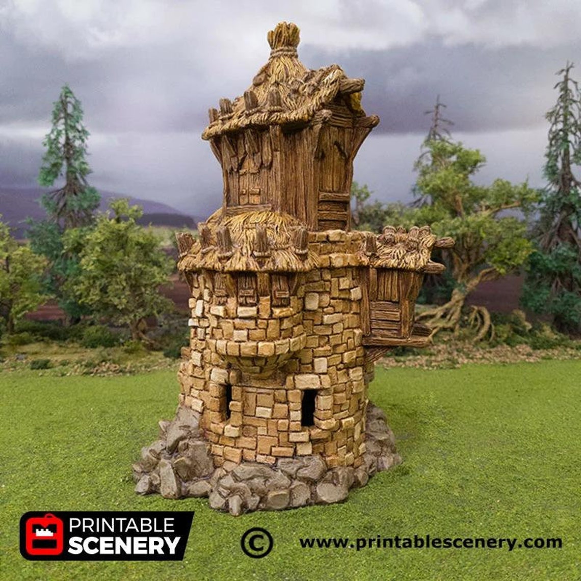 Hagglethorn Barracks Set Dnd Miniature Terrain for Dungeons - Etsy