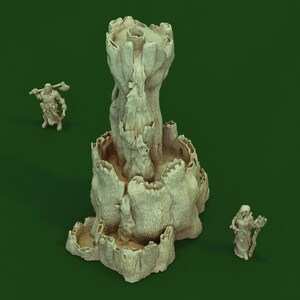 City of Life Arboreal Fountain Dnd Miniature Terrain for Dungeons and ...