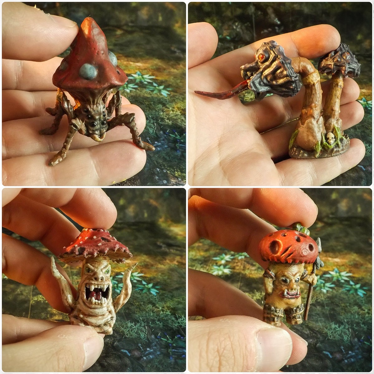 15mm 28mm 32mm DnD Miniature Angry Mushroom D&D Terrain | Etsy