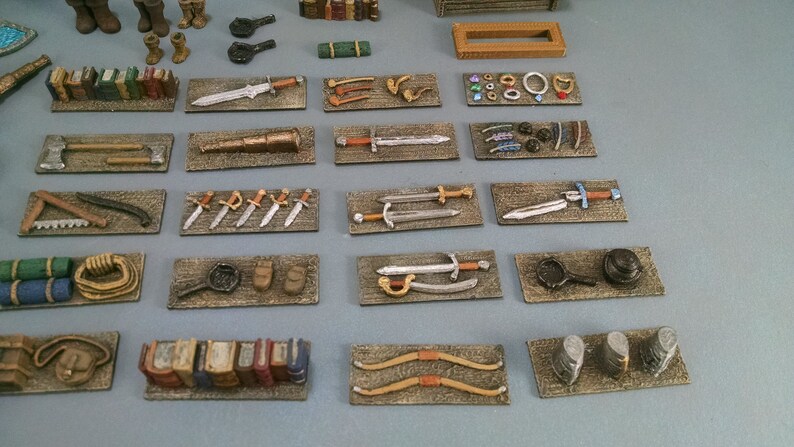 General Store Shelf Modular Dnd Miniature Terrain, Dungeons and Dragons ...