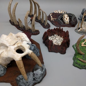 Boneyard Scatter Dnd Miniature Terrain Dungeons and Dragons | Etsy