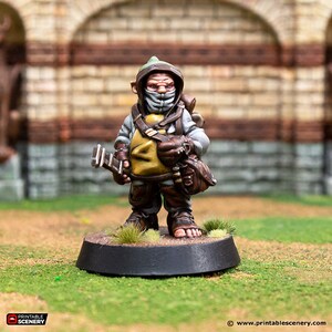 Airship Crew Dwarf Dnd Miniature Terrain Set, Resin Miniature, Dungeons ...