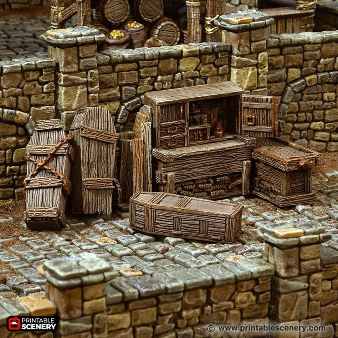 Ramshackle Undertakers Set Dnd Terrain, Dungeons and Dragons Terrain ...