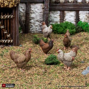 Farm Chicken Hut Dnd Terrain for Dungeons and Dragons, D&D, D and D ...