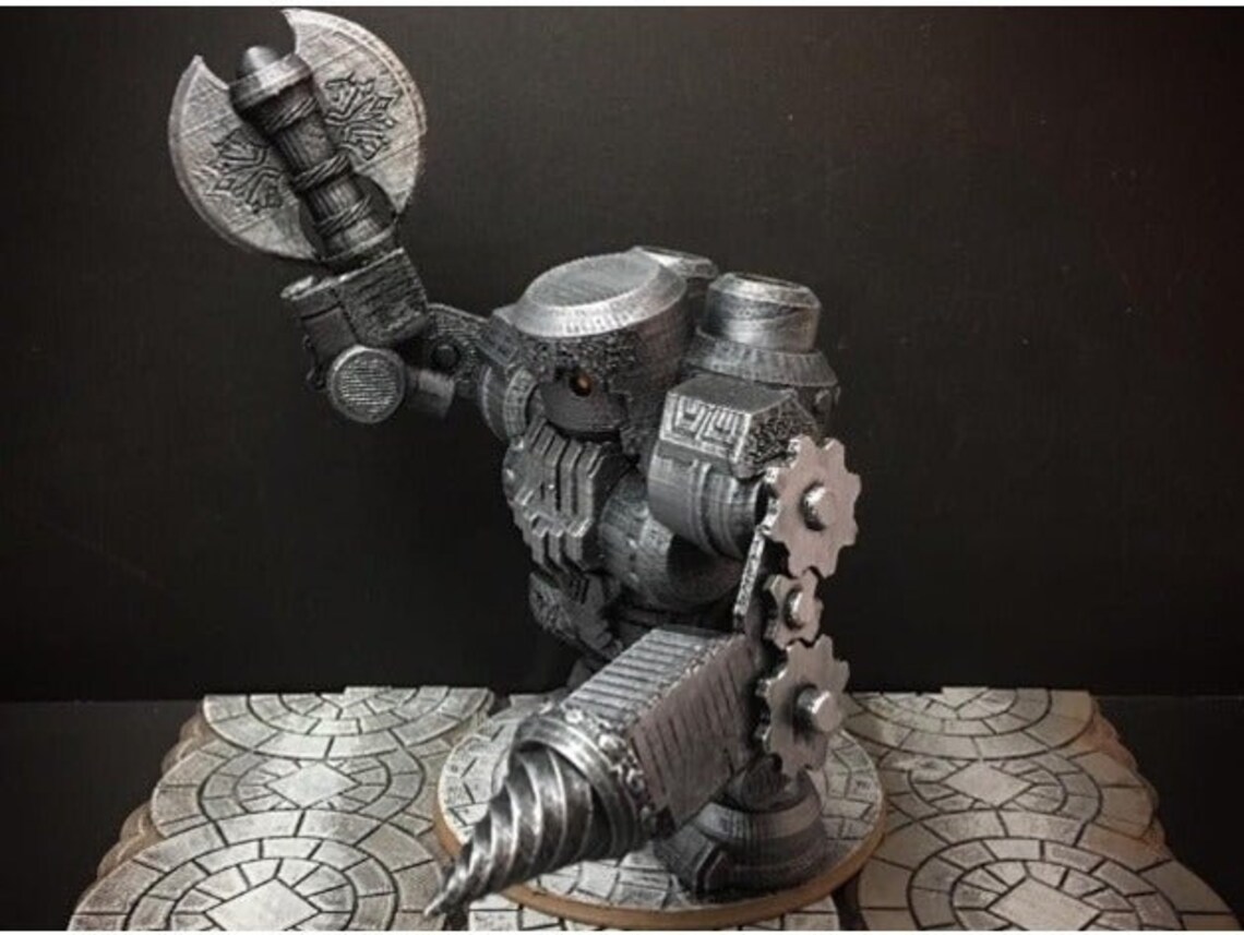 28mm | 32mm Giant Dwarf Golem Dnd Miniature Pathfinder Miniature | Dnd ...