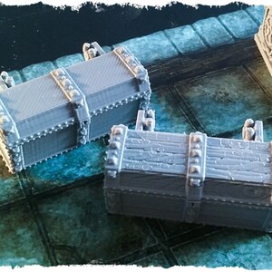 Treasure Chests Set Dnd Miniature Terrain 15mm 28mm 32mm | D&D ...