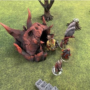 Entrance to Hell Dnd Miniature Terrain, Dungeons and Dragons, D&D, 40k ...