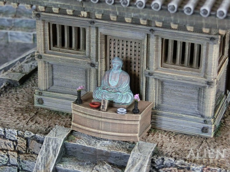 Japan Samurai Huge Temple Pagoda Dnd Miniature Wargaming - Etsy