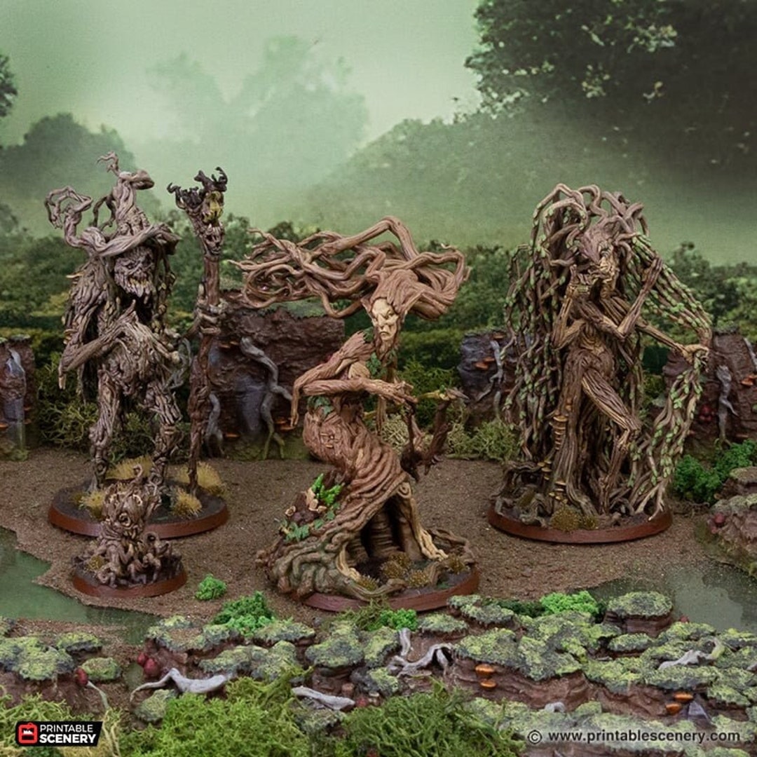 Gloaming Swamp Lady Dryads Dnd Miniature Terrain, Dungeons and Dragons ...