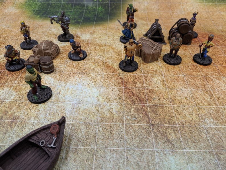 Nautical Ship Cargo Set Dnd Terrain for Dungeons and Dragons - Etsy