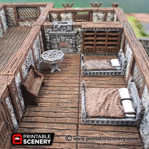 Manor Inn Tavern Modular Tiles Dnd Miniature Terrain, Dungeons and ...