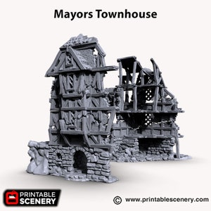Shadowfey Mayor’s Townhouse Dnd Miniature Terrain for Dungeons and ...