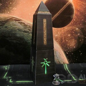 Necrontyr Obelisks Set Dnd Miniature Wargaming Terrain for Dungeons and ...