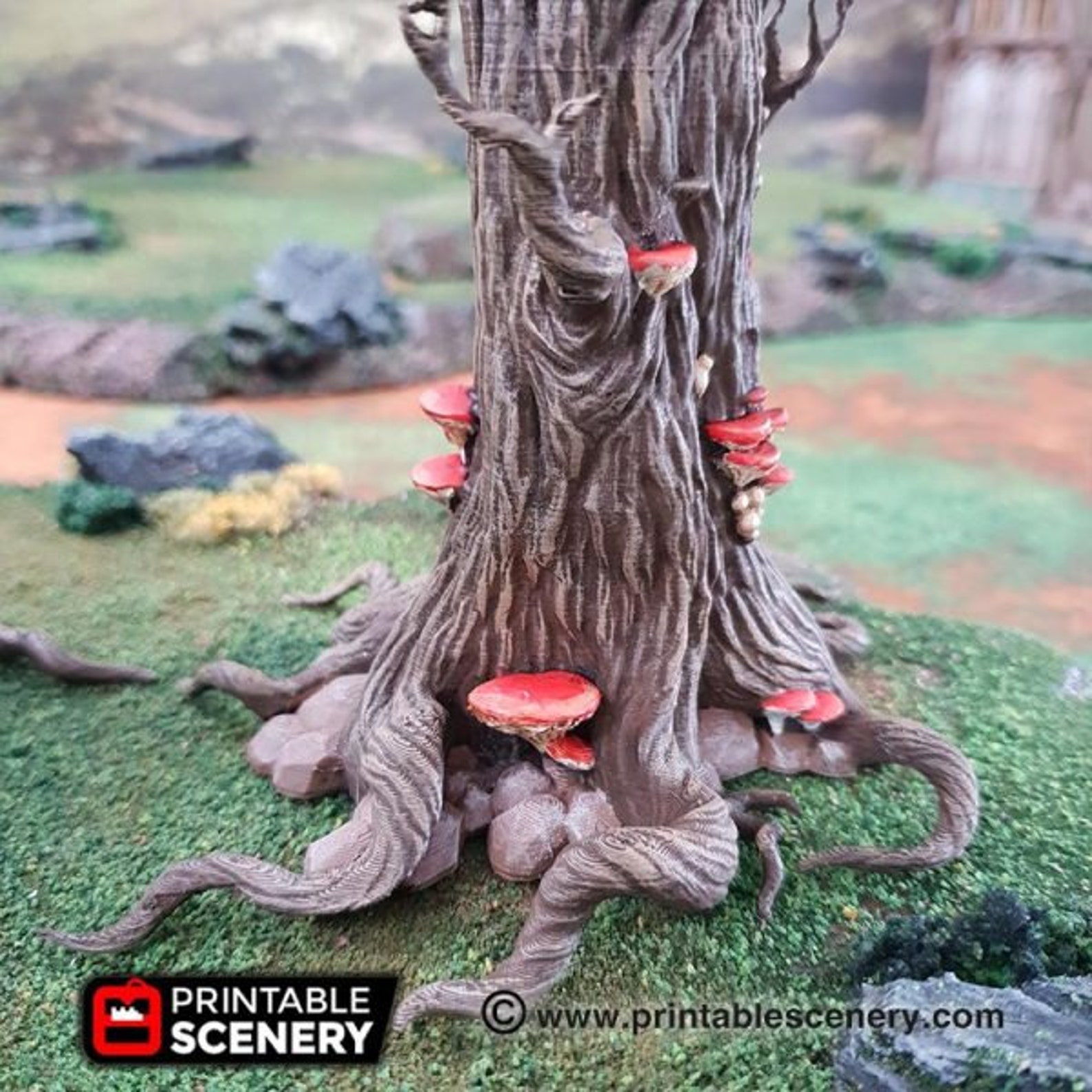 Dnd Terrain Gloomwood Trees | Dnd D&D 28mm Miniature Terrain Wargaming ...