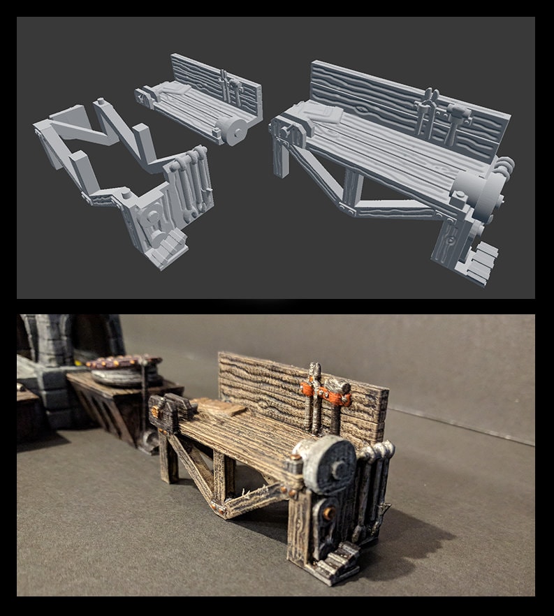 Blacksmith and Forge Dnd Miniature Terrain, Dungeons and Dragons, D&D ...