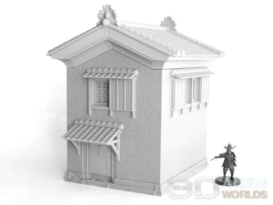 Japan Samurai Storage House 1 Dnd Miniature Wargaming Terrain for ...